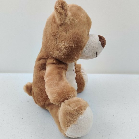 Kellytoy | Toys | Brown Bear With Embroidered Buttons Plush Toy Stuffed ...